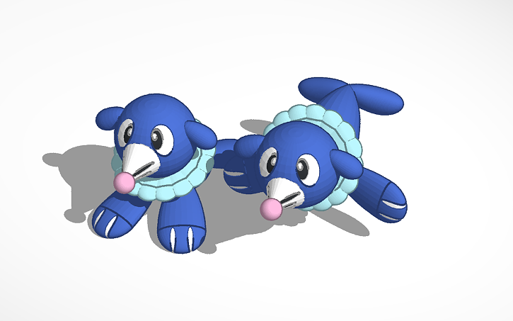 3D design popplio pokemon | Tinkercad