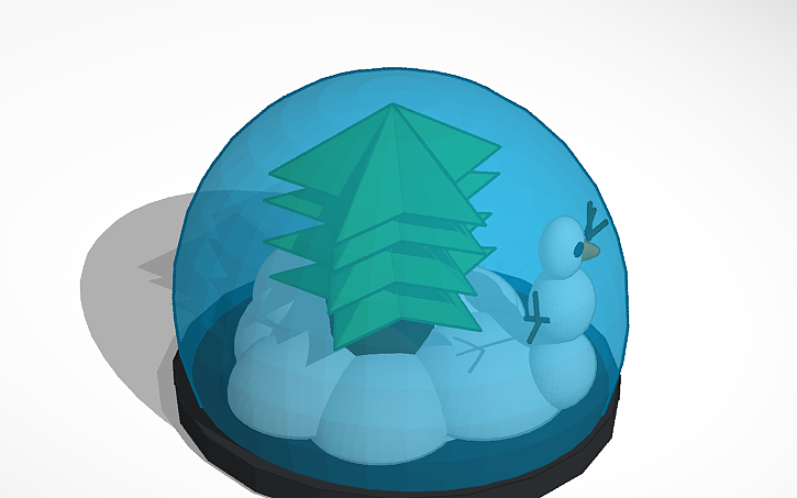 3D design Happy New Year - Tinkercad