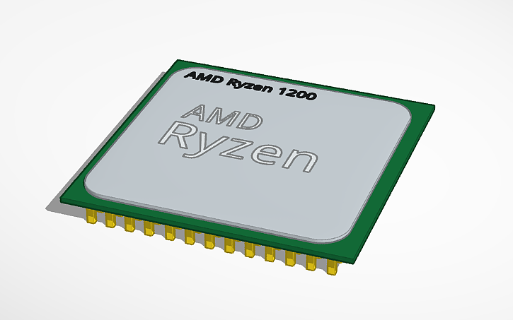 3d Design Cpu And Ram Tinkercad 8503