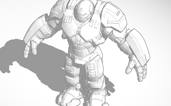 3D design hulkbuster - Tinkercad