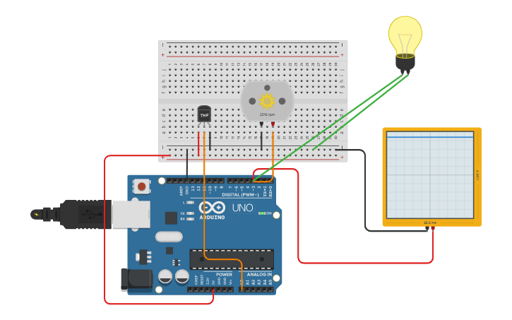 Circuit design Copy of PWM-ARDUINO | Tinkercad