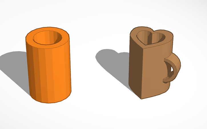 3d Design Cups Tinkercad