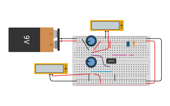 Circuit design actividad 1 | Tinkercad