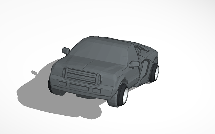 3D design half car half truck | Tinkercad