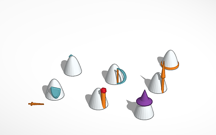 3D design dnd - Tinkercad