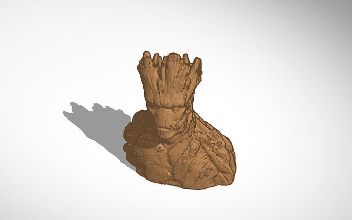 3D design GROOT - Tinkercad