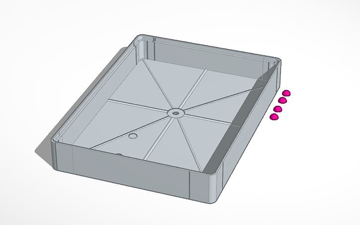 3D design Caja Multitester - Tinkercad