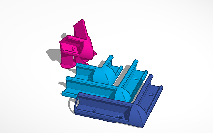 3D design LED channel joiner - outer 90 deg - Tinkercad