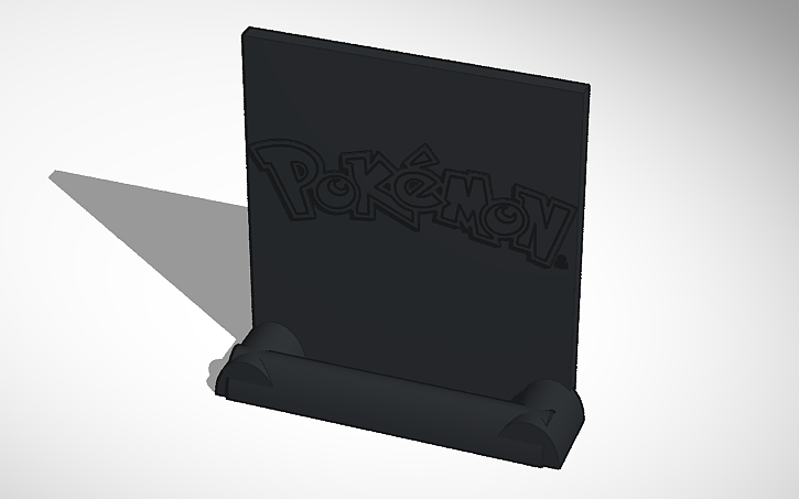 3D design Pokemon Card Holder - Tinkercad