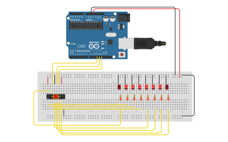 Circuit Design Shrink With Array Tinkercad