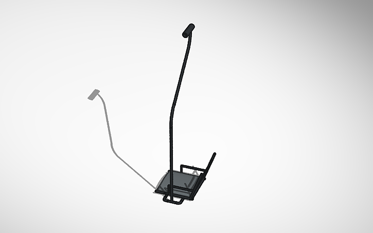 3D design Single Chair seat chair lift - Tinkercad