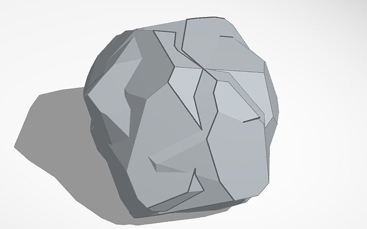 3D design Sketch Boulder - Tinkercad
