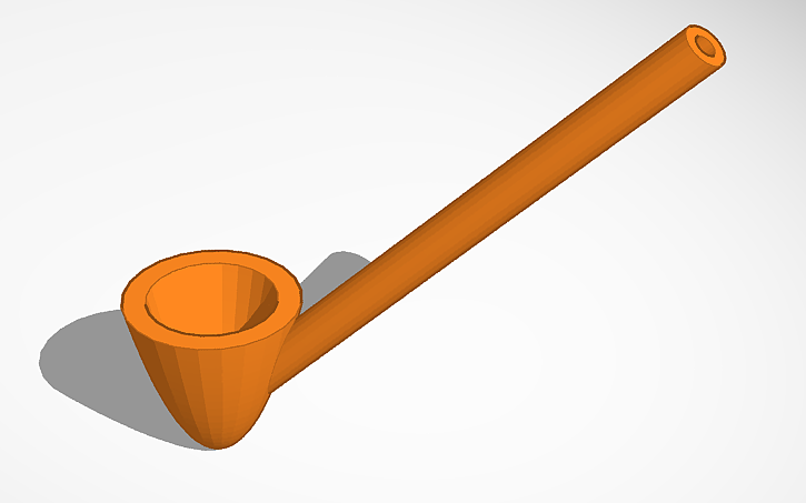 3D design pipe - Tinkercad