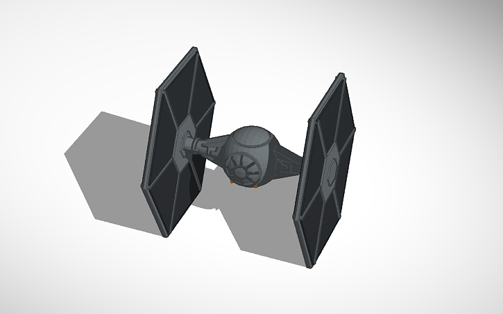 3D design tie Fighter #star wars | Tinkercad