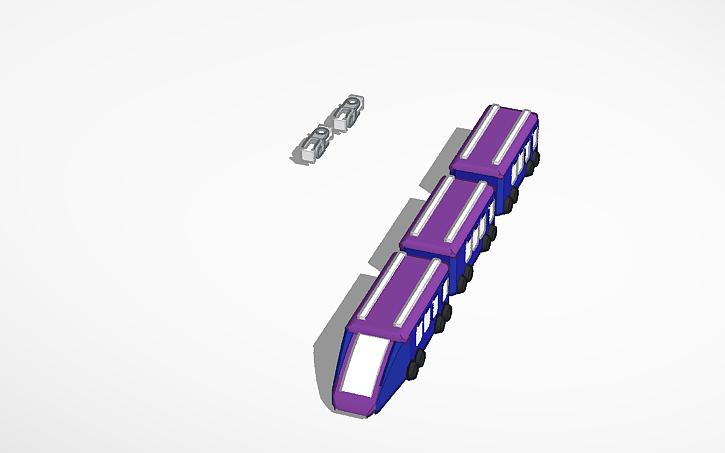 3D design Bullet train - Tinkercad