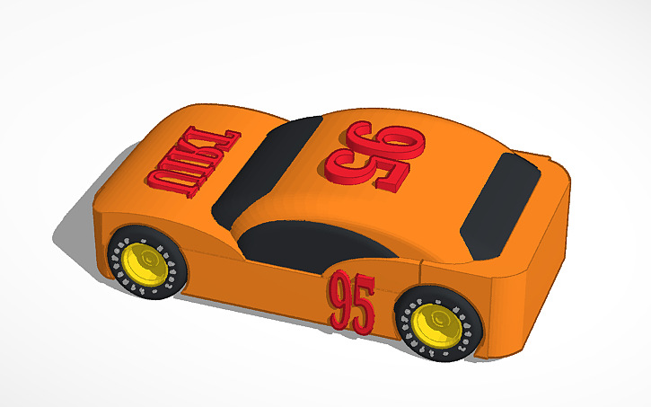 3D design nascar - Tinkercad