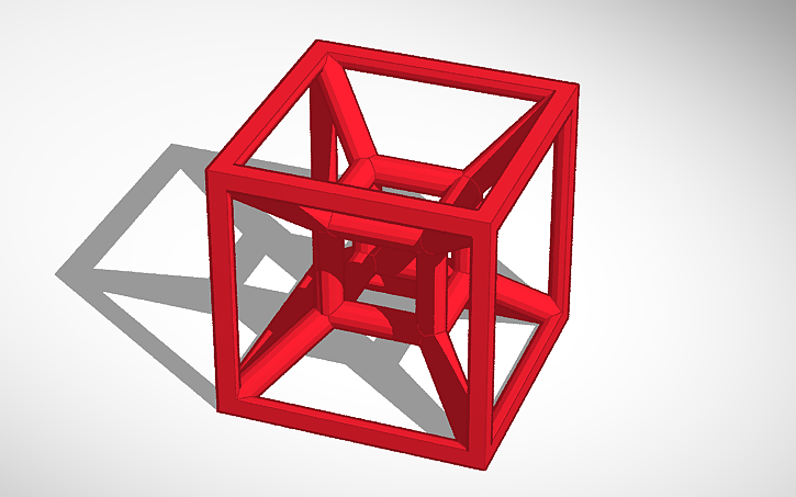 3D design Hyper cube | Tinkercad