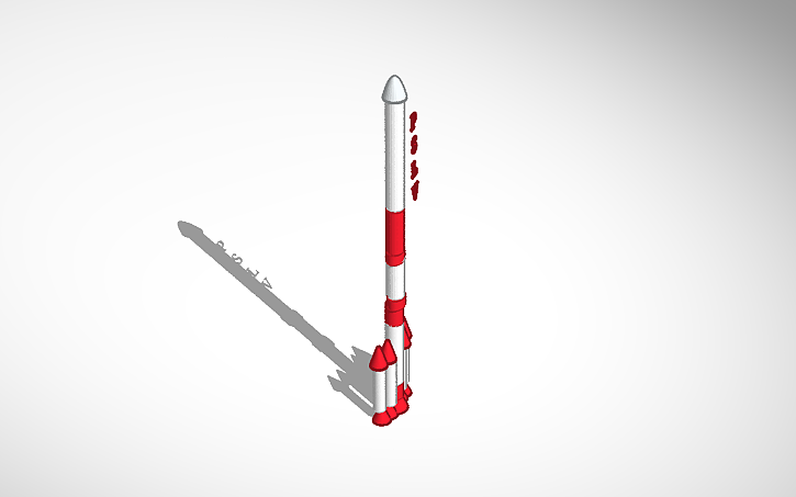 3D design PSLV - Tinkercad