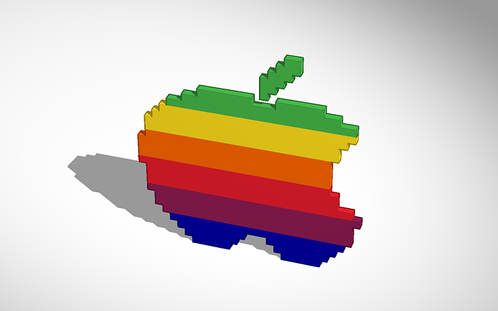 3D design 1977 Apple Logo - Tinkercad