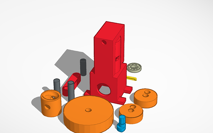 3D design AIR ENGINE - Tinkercad