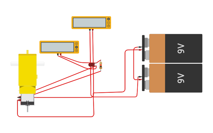 Circuit design running things with battery pack - Tinkercad