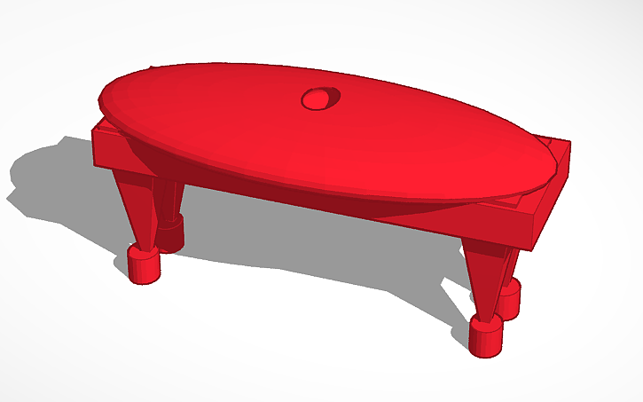 3D design Piano stool | Tinkercad