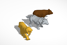 3D design animals | Tinkercad