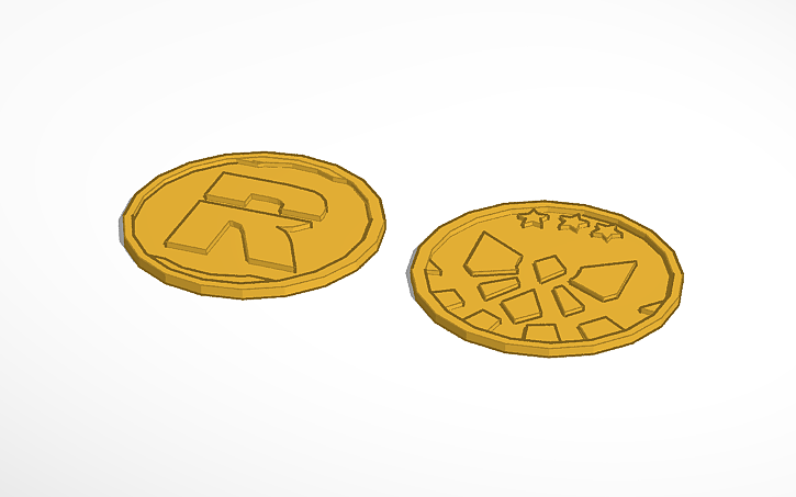 3D design Rogue Bucks coin | Tinkercad