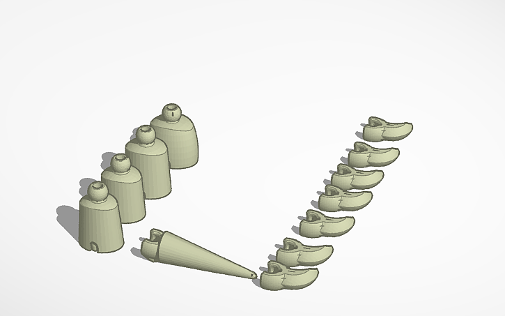 3D design dinosaurs - Tinkercad