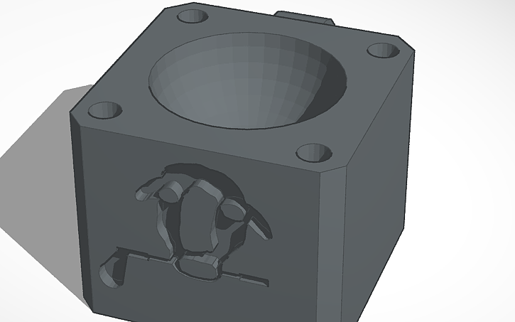 3D design golf ball holder - Tinkercad