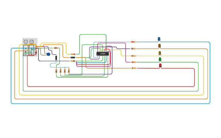 Circuit design electronic lab 1 | Tinkercad