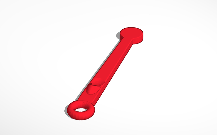 3D design Catapult handle for small glider - Tinkercad