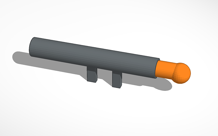 3D design Bazooka - Tinkercad