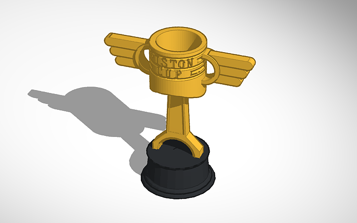 3D design Piston Cup - Tinkercad