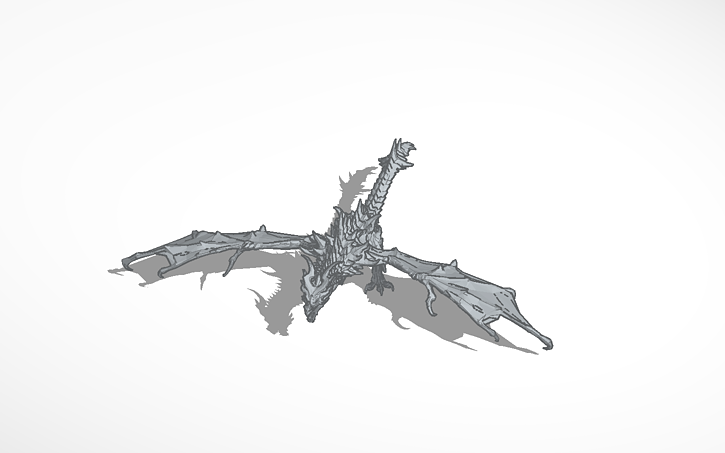 3D design Dragon - Tinkercad