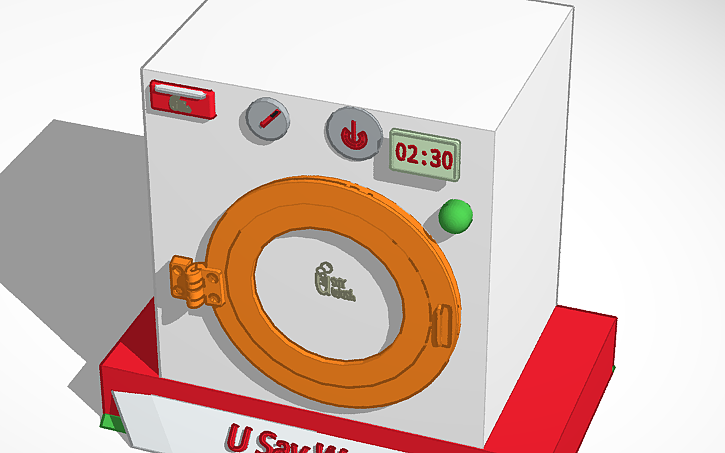 3D design Mini U Say Wash - Tinkercad