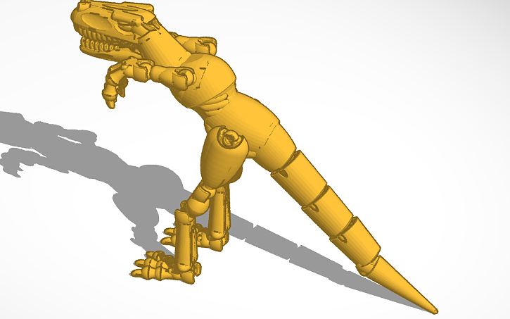 3D design Dinosaur - Tinkercad
