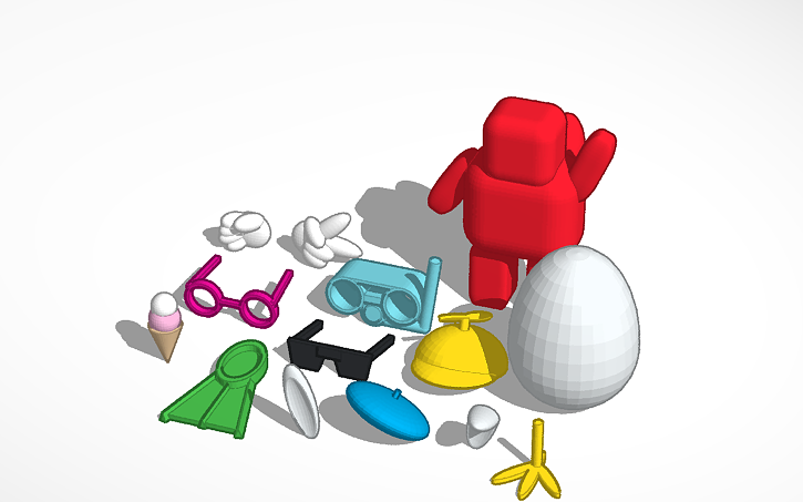 3d Design Characters Tinkercad