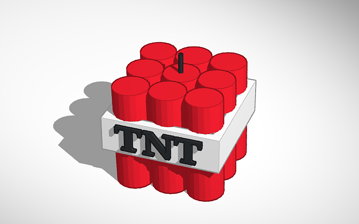 3D design TNT - Tinkercad