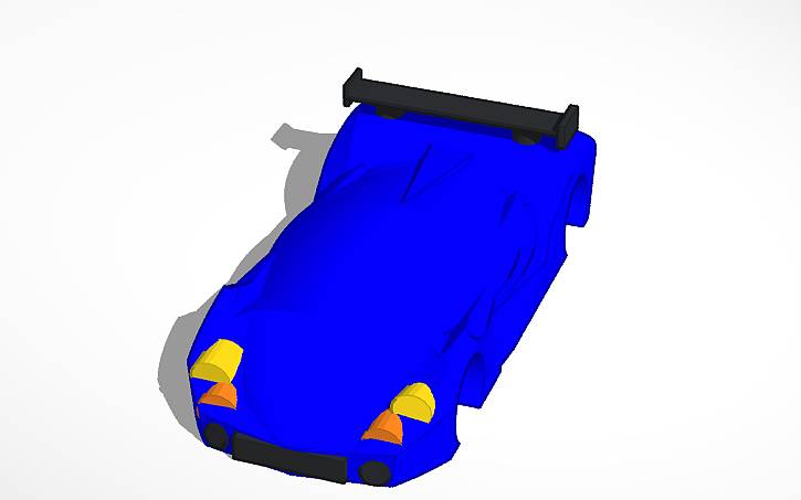 3D design Bulldog Sport Hypercar Body | Tinkercad