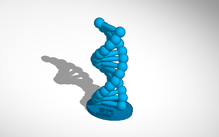 3D design DNA Kartashkov 107lech | Tinkercad