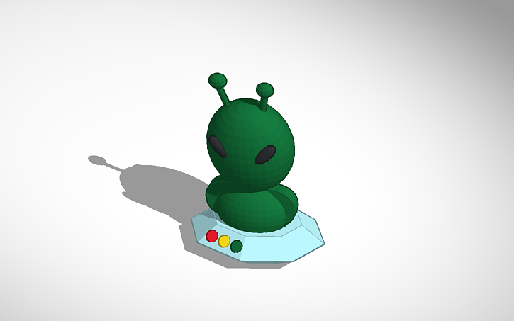 3D design Alien - Tinkercad