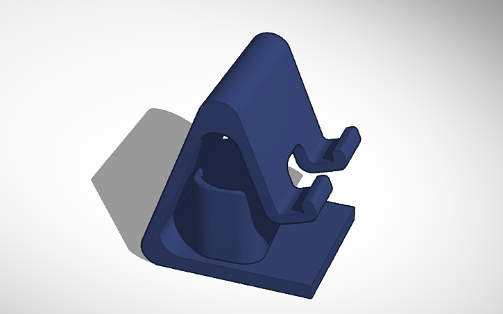 3D design cristian phone holder - Tinkercad