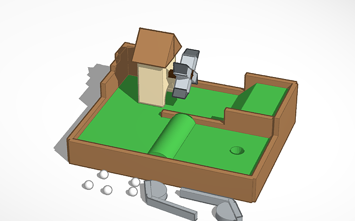 3D design Tabletop Sports: Golf 1 - Tinkercad