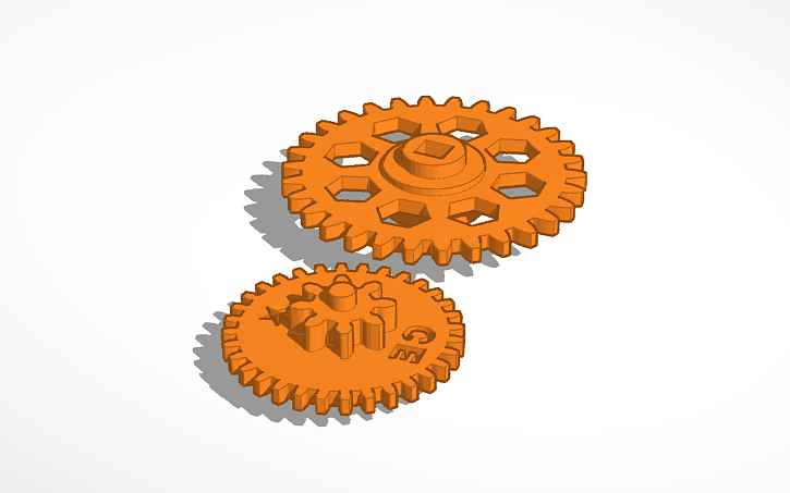 3d Design Gear For Doorbell Tinkercad 