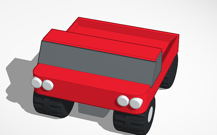 3D design Monster Truck - Tinkercad