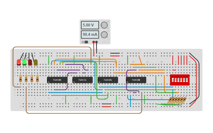 Circuit design Exam | Tinkercad