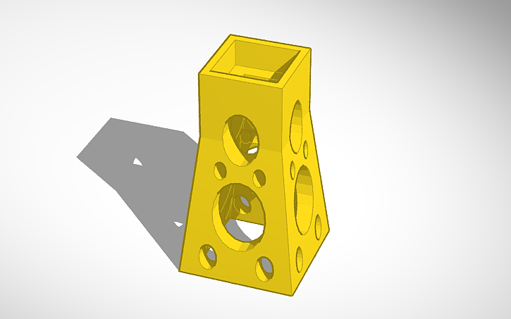 3D design leg extension - Tinkercad