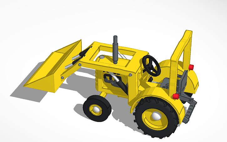 3D design Ford 3000 Industrial Tractor - Tinkercad