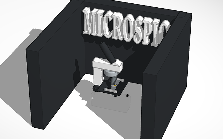 3D design PARTES DEL MCROSCOPIO - Tinkercad